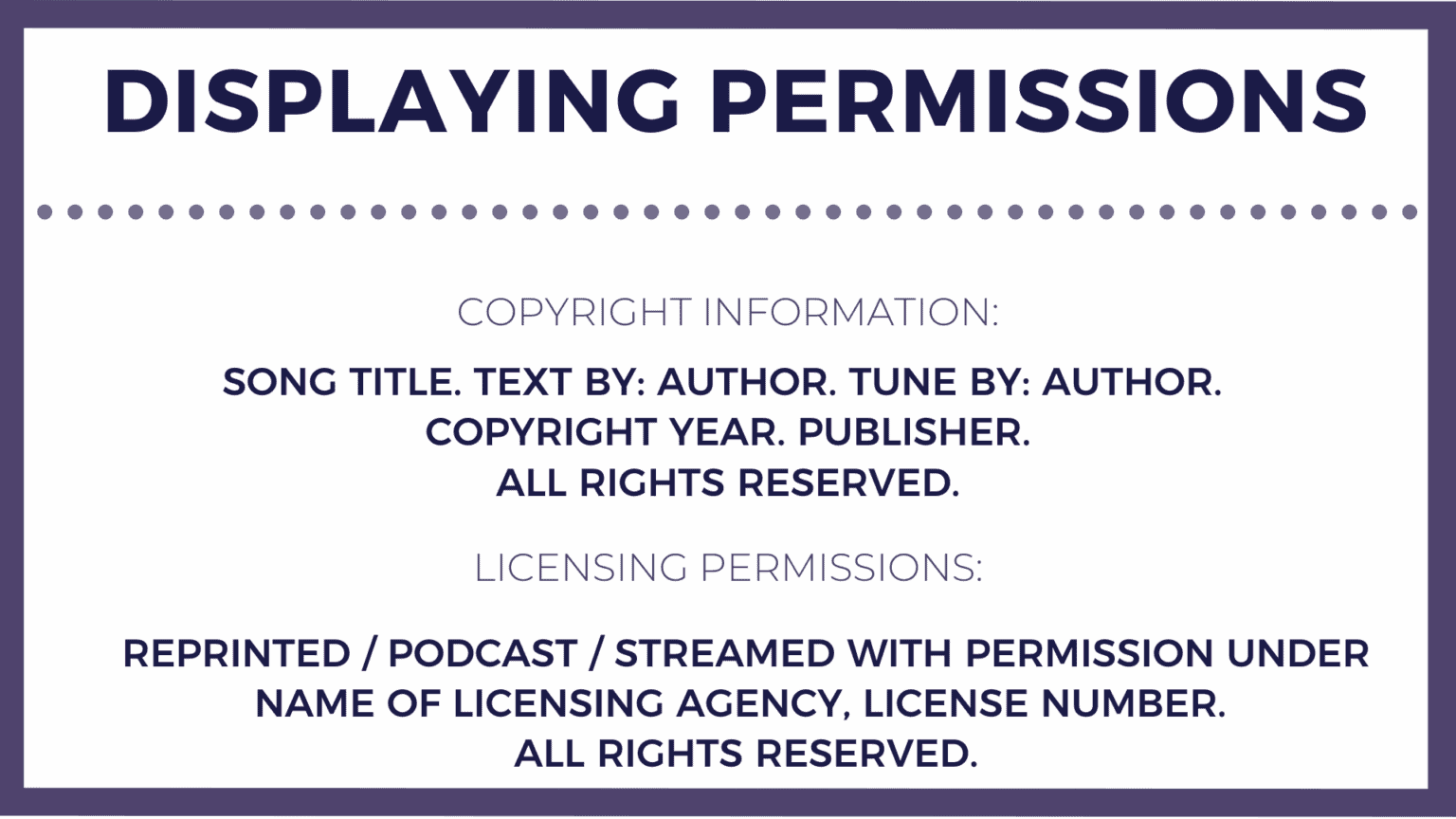 Copyright Compliance in Music Ministry - CLEF